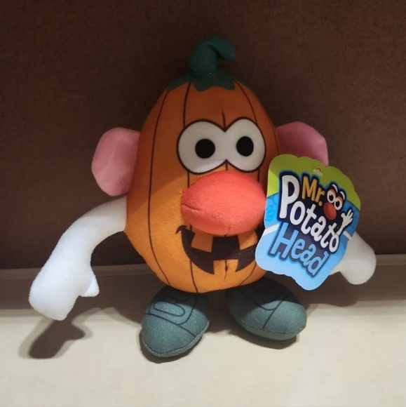 toy factory | Toys | Mr Potato Head Halloween Pumpkin Plush Nwt New ...